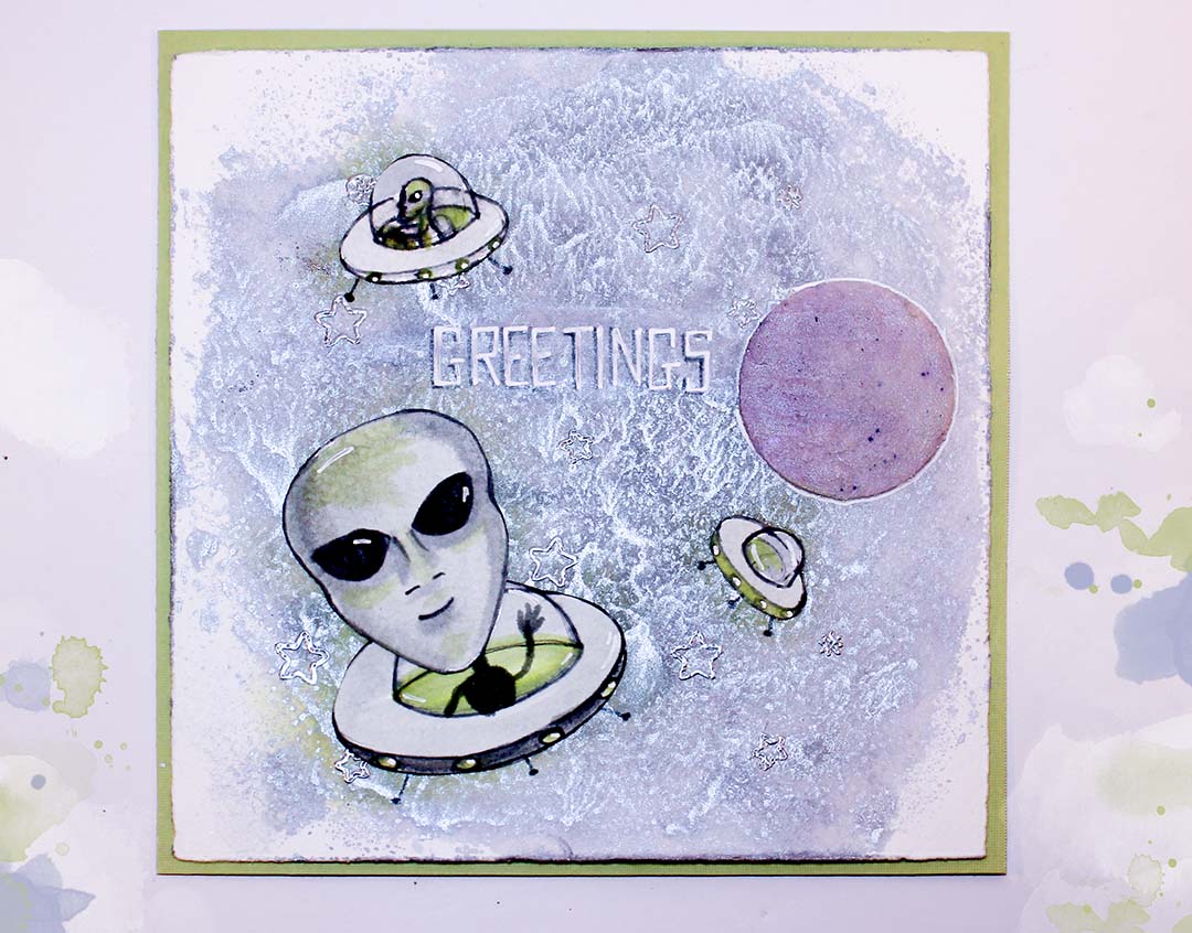 Create Shimmery Greetings From Outer Space | Imagine Blog