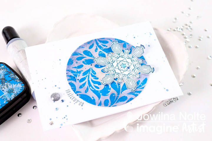 Create A Snowflake Theme Card To Say Thank You | Imagine Blog