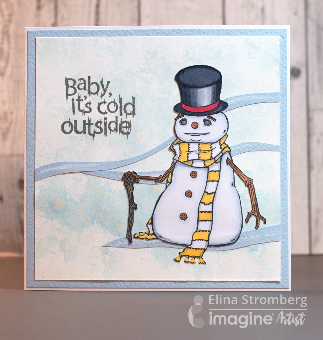 See How To Make A Snowman Card | Imagine Blog