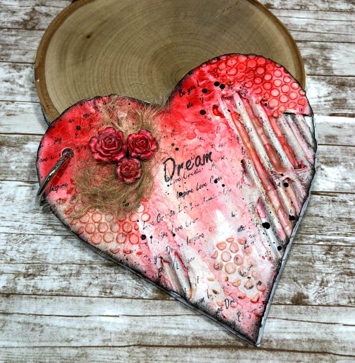 Learn How To Create A Grungy Heart Notebook For Valentines | Imagine Blog