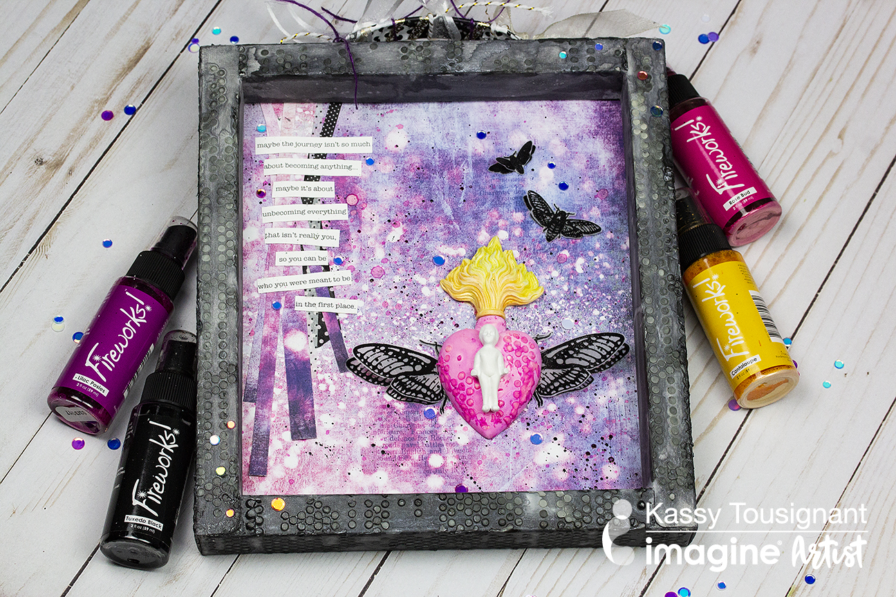 See How to Upcycle Packaging into a Mixed Media Statement Piece ...