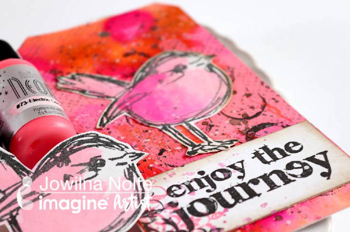 See How to Use Inkers for a Mixed Media Tag | Imagine Blog