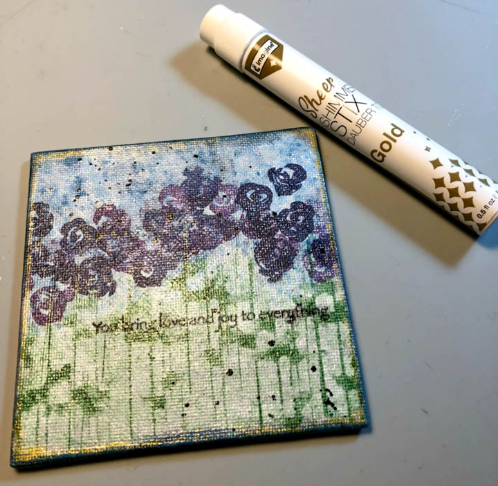 See a Stamping Technique Inspired by Impressionism | Imagine Blog