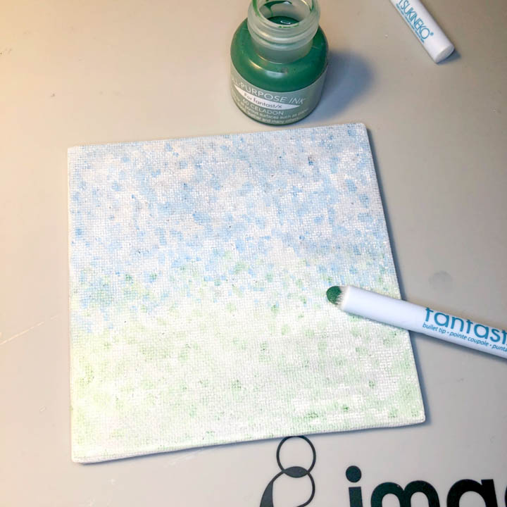 See a Stamping Technique Inspired by Impressionism | Imagine Blog