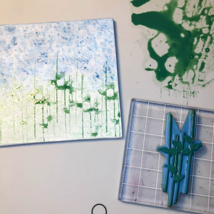 See a Stamping Technique Inspired by Impressionism | Imagine Blog