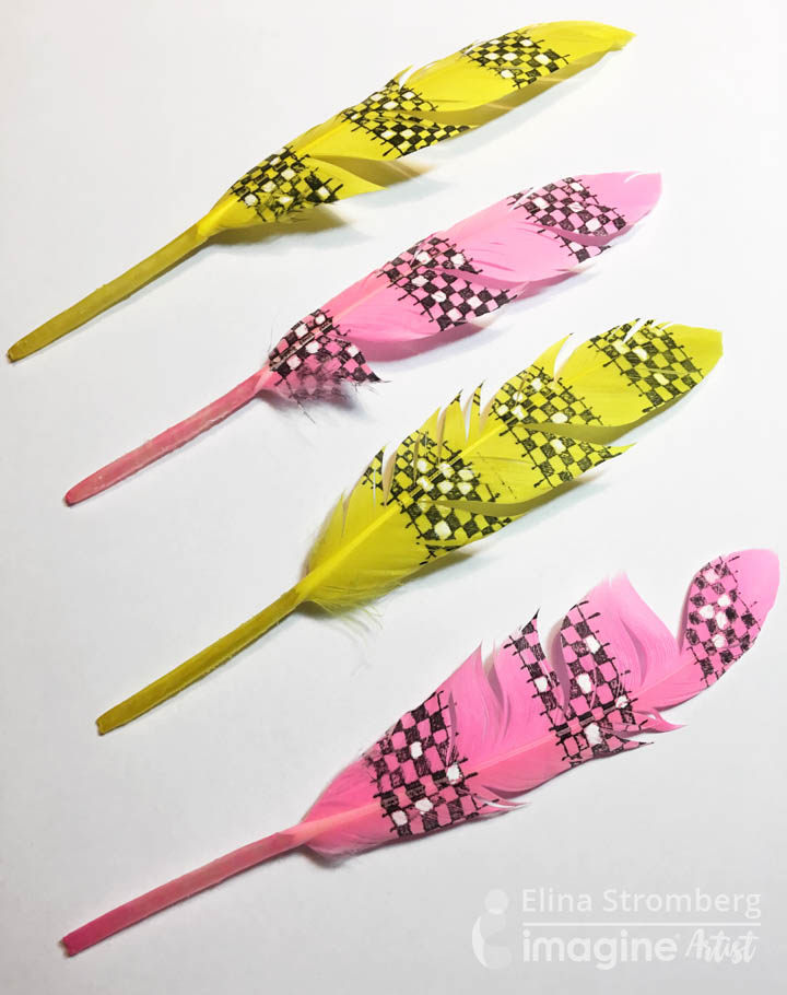 Learn How To Craft A Beautiful Card With Feathers | Imagine Blog