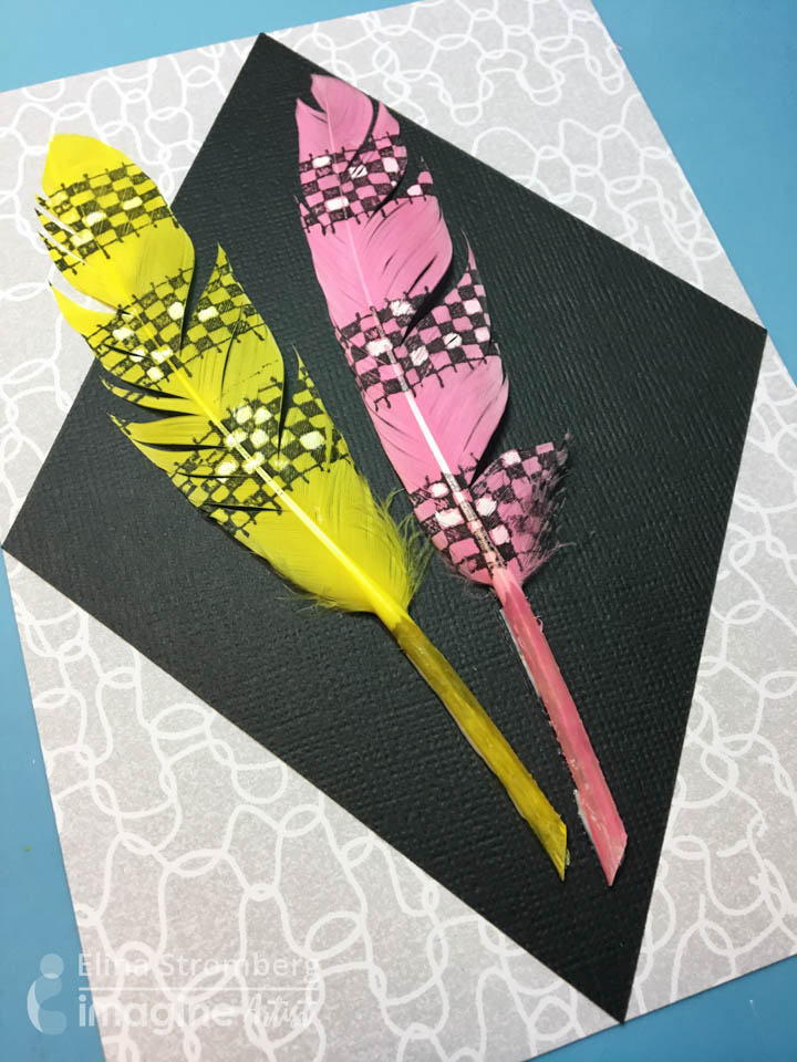 Learn How To Craft A Beautiful Card With Feathers | Imagine Blog