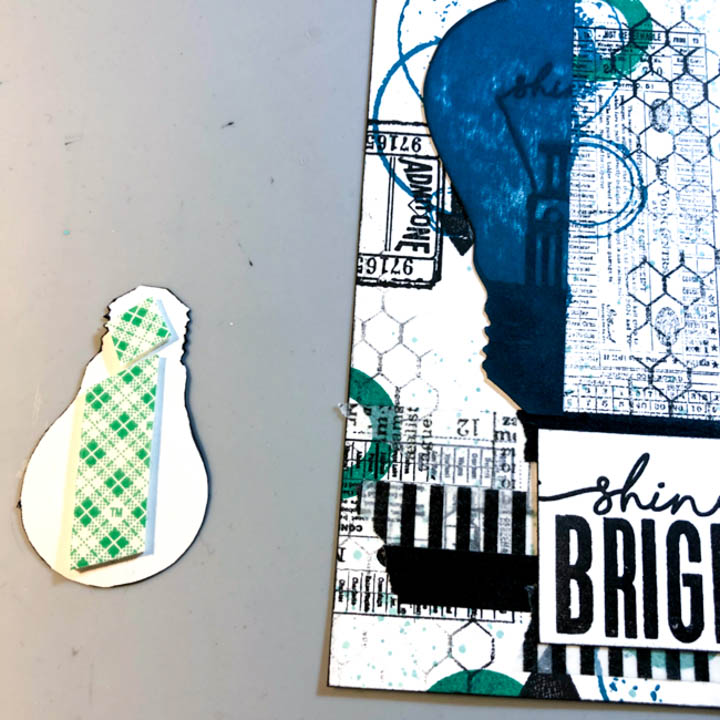 Create a Stamped Collage Using StazOn Pigment Inkpad | Imagine Blog