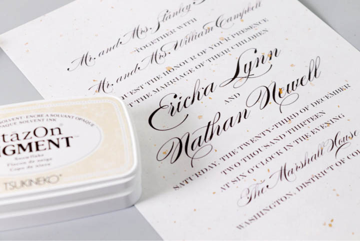 See How to Create a Layered Wedding Invitation | Imagine Blog
