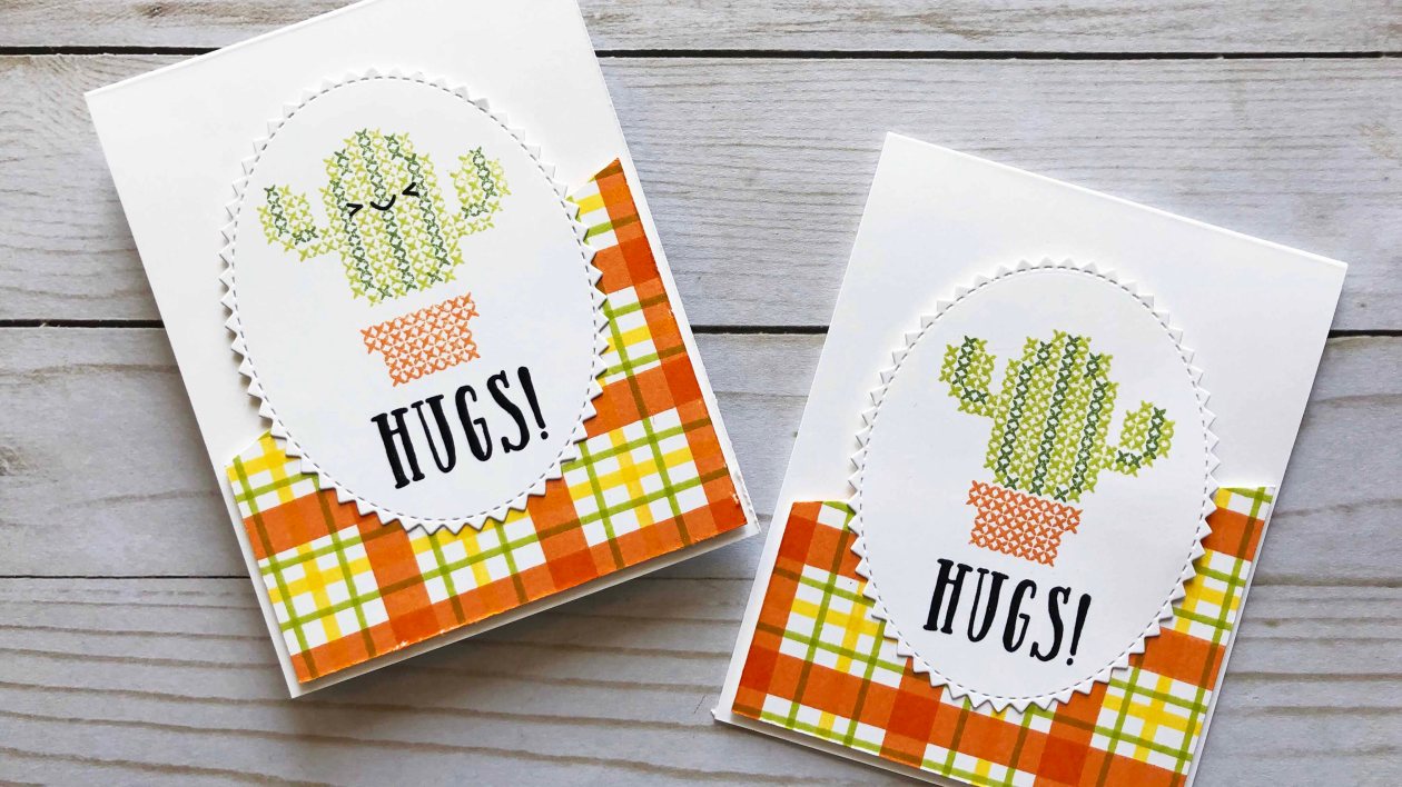 Learn How to Create Your Own Plaid Pattern Background for a Greeting ...