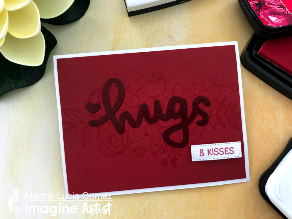 Learn How to Design a Crimson Color Greeting Card | Imagine Blog