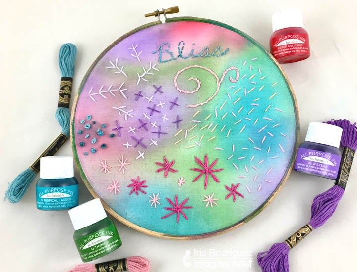 See How to Achieve Bliss with All-Purpose Ink and Embroidery | Imagine Blog