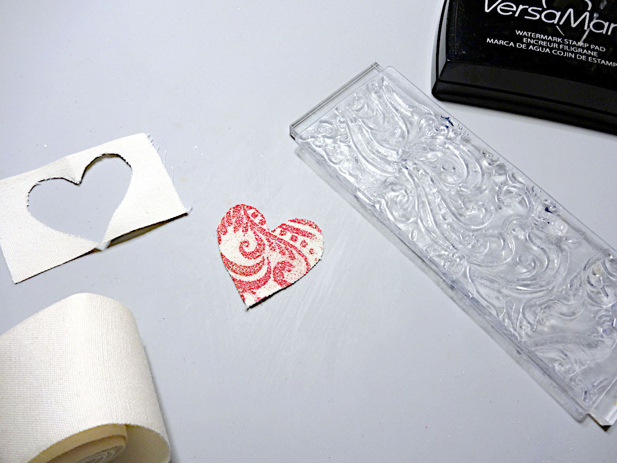 Learn How to Create a Card with a Panel of Denim Fabric | Imagine Blog