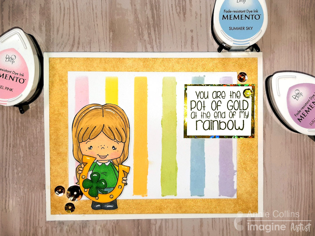 Create a Rainbow Themed St Patricks Day Card | Imagine Blog