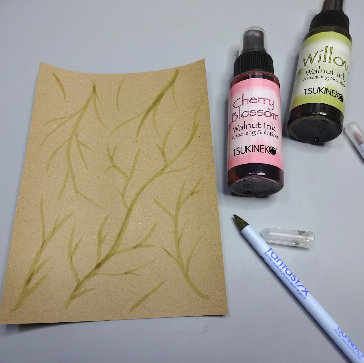Create a Beautiful Kraft Paper Notebook with Walnut Inks | Imagine Blog