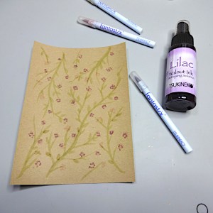 Create a Beautiful Kraft Paper Notebook with Walnut Inks | Imagine Blog