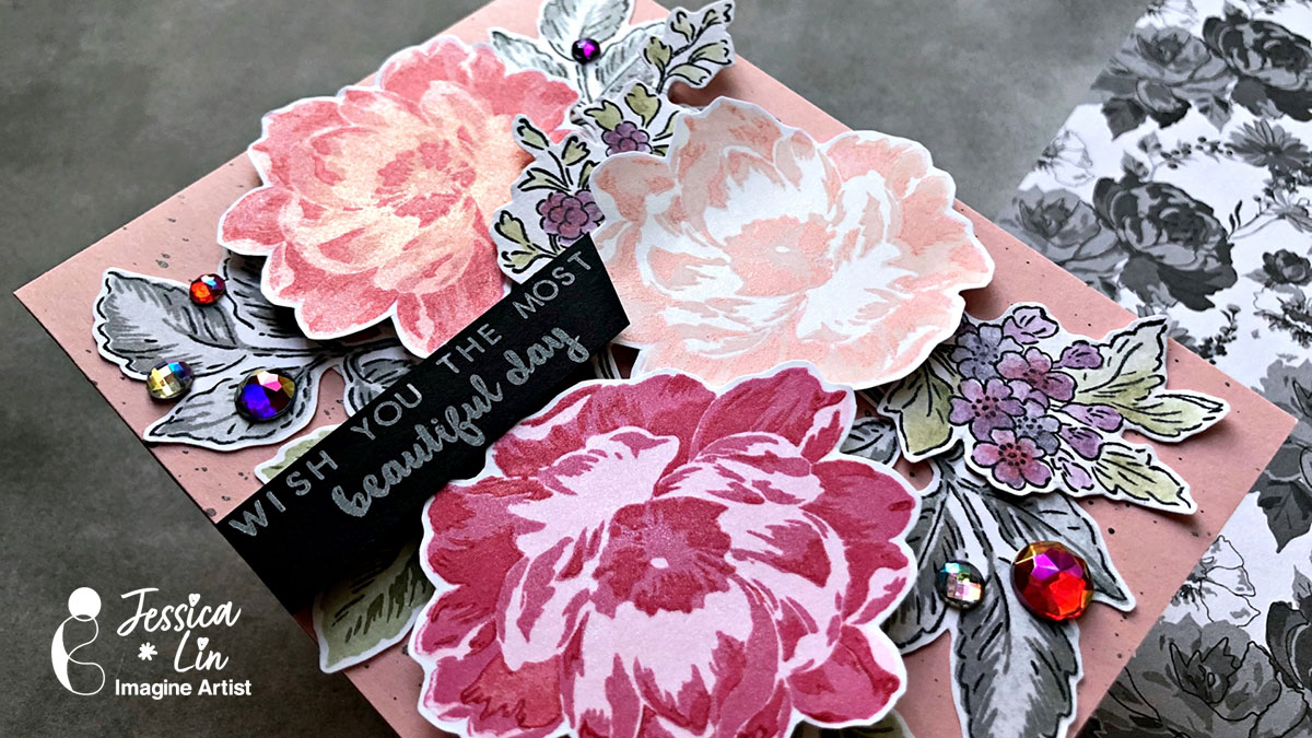 Create Zara Dress Inspired Floral Card | Imagine Blog