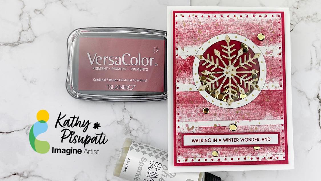 Make a Holiday Card Using VersaColor and Painter’s Tape | Imagine Blog