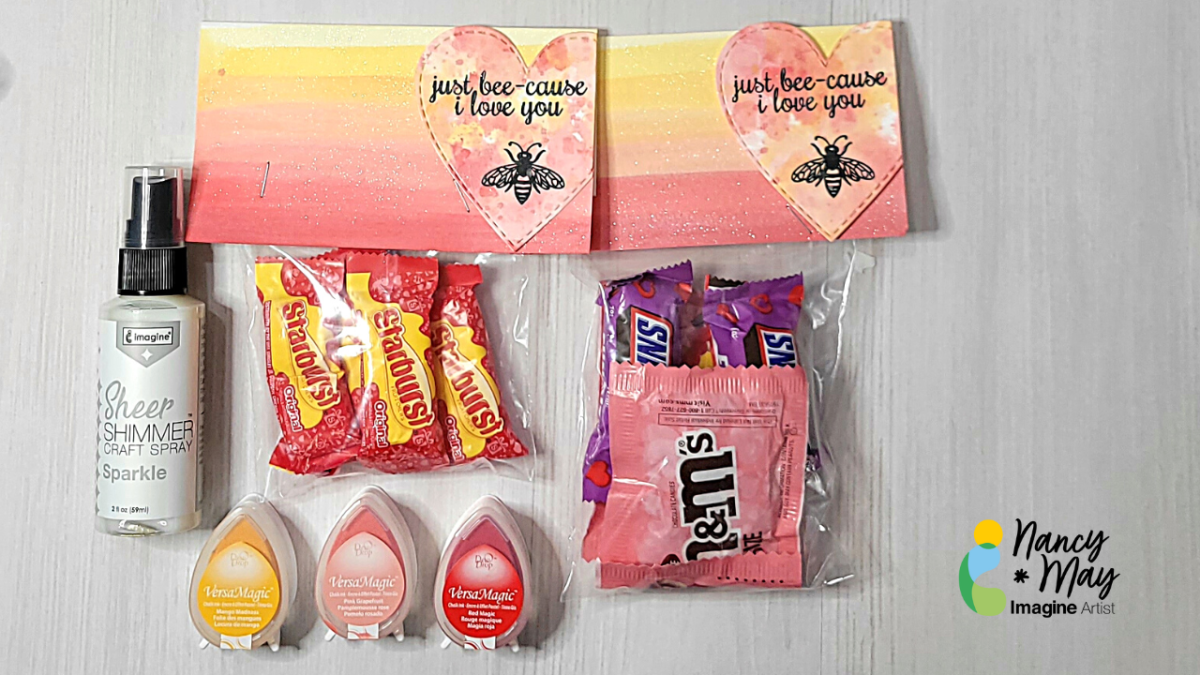How to Faux Dip Dye to Create Valentine’s Day Goody Bag Toppers ...