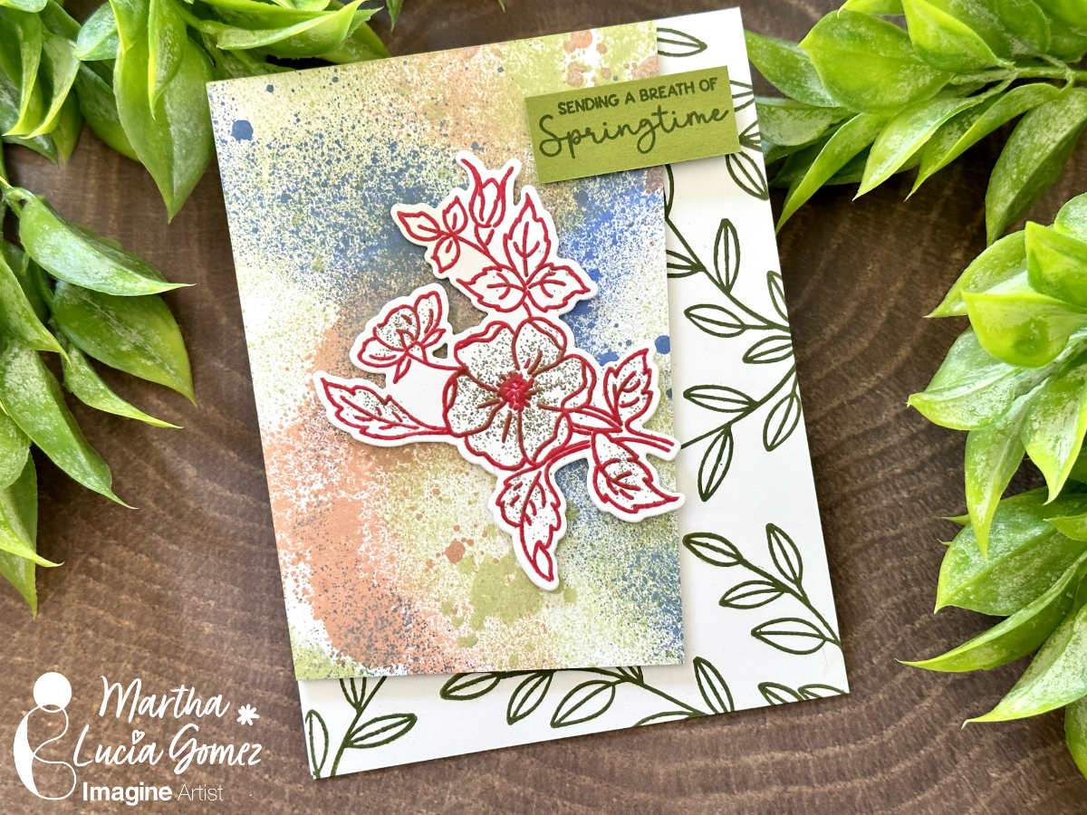 Learn to Make a Textured Spring Card | Imagine Blog