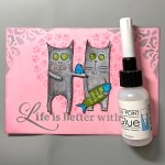 Pawsome Card with VersaColor and Memento Inks | Imagine Blog