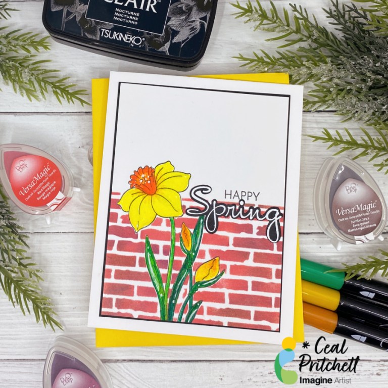 Make a Happy Spring Card | Imagine Blog