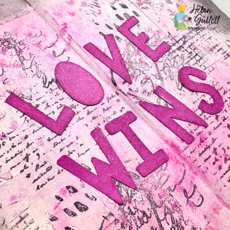 Love-Themed Art Journaling Page | Imagine Blog