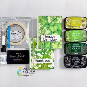 Batik Cards Using is Heat-Embossing Resist Technique | Imagine Blog