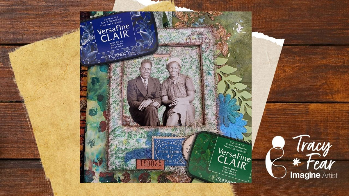 Fabric Covered Frames for Your Junk Journal | Imagine Blog