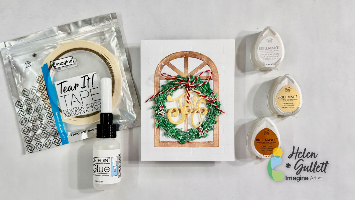 Let’s Make a Christmas Wreath Card | Imagine Blog