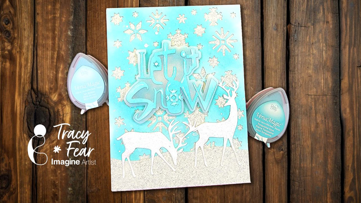 How to Make a Let It Snow Winter Card | Imagine Blog